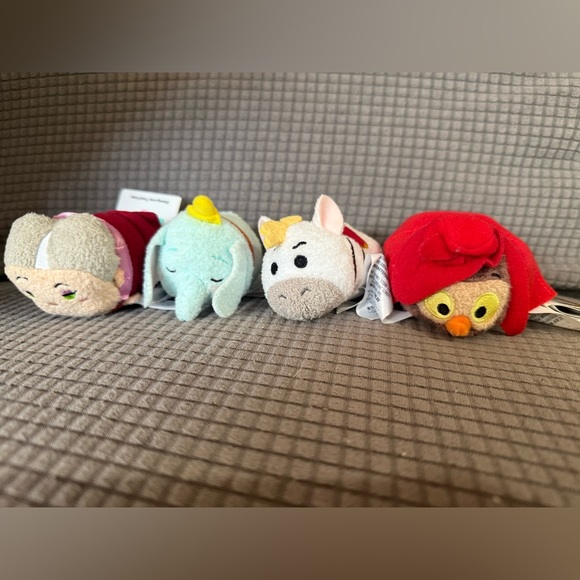 Disney | Toys | Disney Tsum Tsum Plush Mini 35 Set Of 4 Lady Tremaine ...